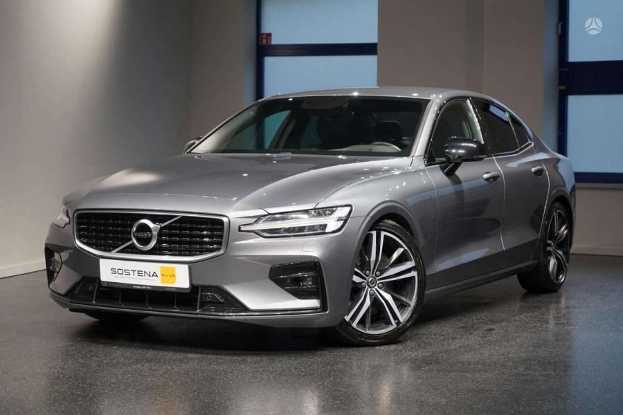 Grey Volvo S60 2019 in Vilnius, with an engine capacity of 1.97 L and mileage of 109 thousand km for 22900 €, photo 1 on AUTOMOTO.COM.LV