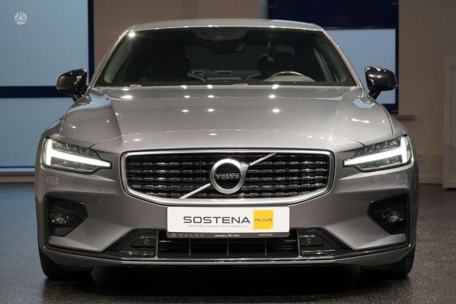 Grey Volvo S60 2019 in Vilnius, with an engine capacity of 1.97 L and mileage of 109 thousand km for 22900 €, photo 5 on AUTOMOTO.COM.LV