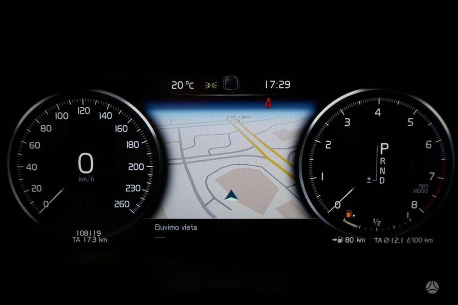 Grey Volvo S60 2019 in Vilnius, with an engine capacity of 1.97 L and mileage of 109 thousand km for 22900 €, photo 23 on AUTOMOTO.COM.LV