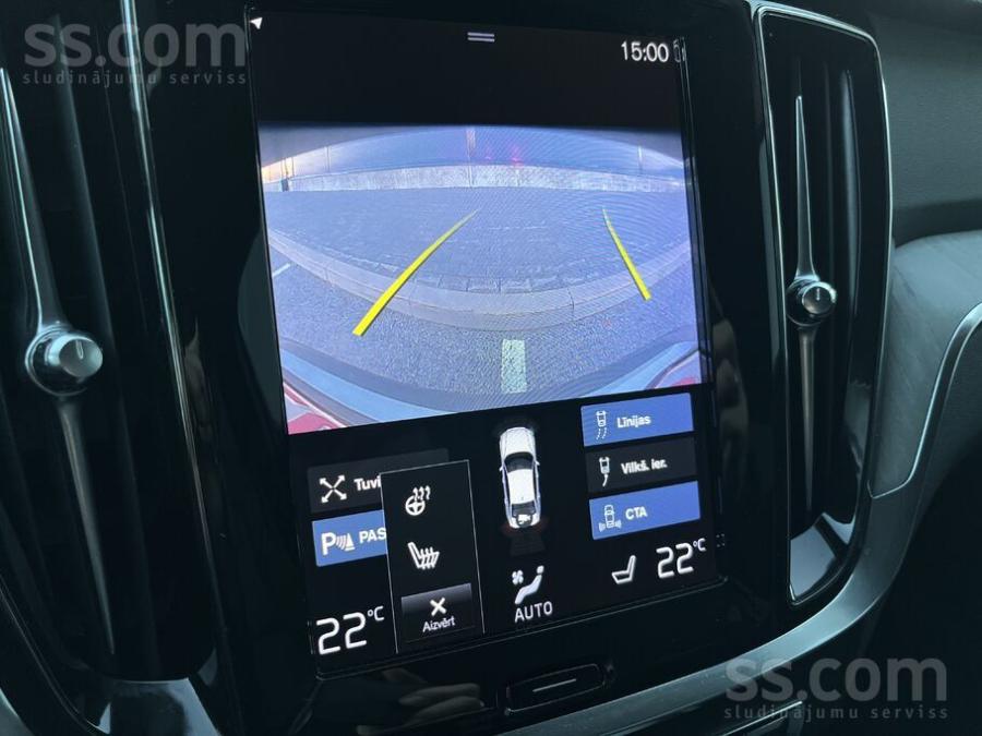 Grey Volvo S60 2020 in Riga, with an engine capacity of 2.00 L and mileage of 229 thousand km for 17490 €, photo 13 on AUTOMOTO.COM.LV