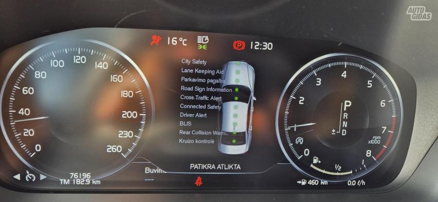 Pelēks Volvo S60 2020 Klaipėda, ar dzinēja tilpumu 2.00 L un nobraukumu 76 tūkst. km par 22800 €, foto 33 vietnē AUTOMOTO.COM.LV