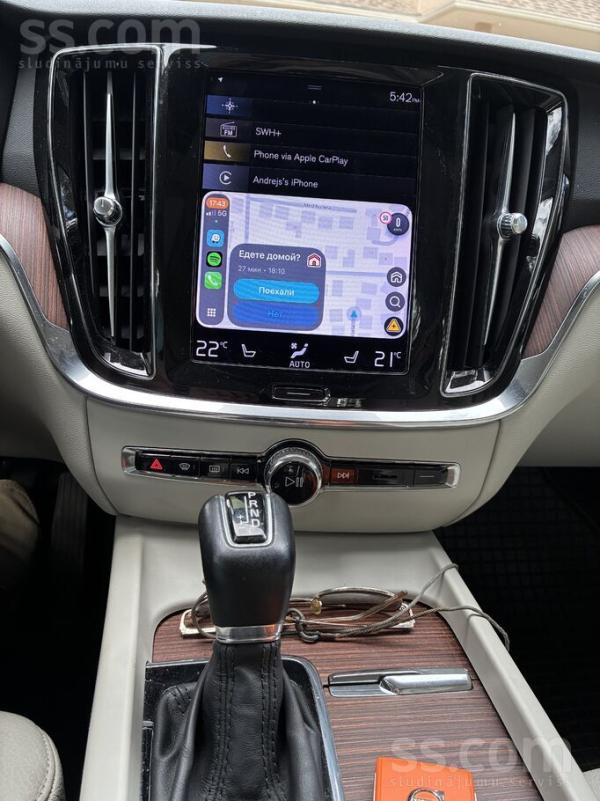 Pelēks Volvo S60 2021 Rīga, ar dzinēja tilpumu 2.00 L un nobraukumu 91 tūkst. km par 21500 €, foto 9 vietnē AUTOMOTO.COM.LV