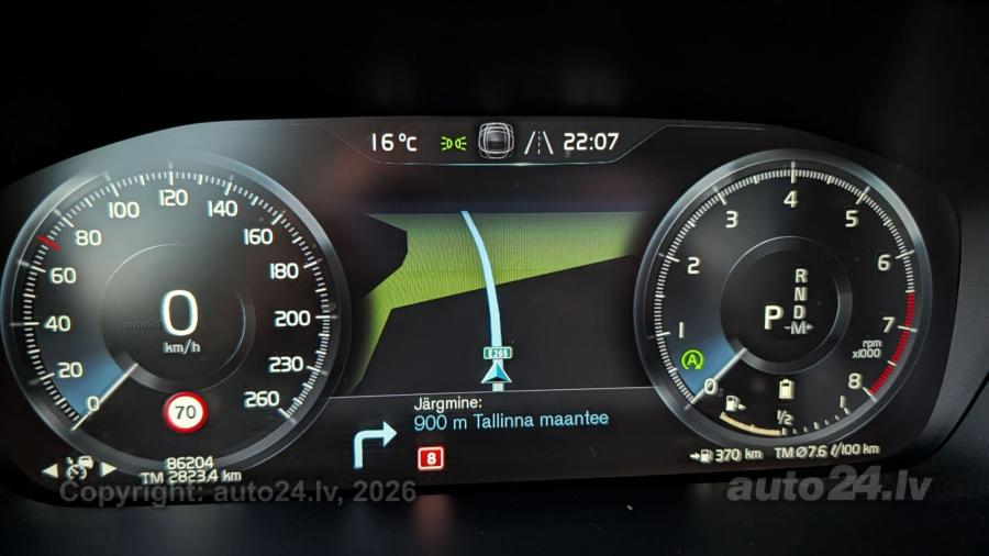 Pelēks Volvo S60 2021 Tallina, ar dzinēja tilpumu 2.00 L un nobraukumu 86 tūkst. km par 26700 €, foto 23 vietnē AUTOMOTO.COM.LV