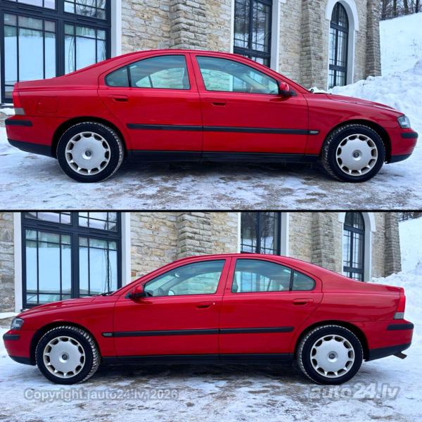 Red Volvo S60 2001 in Tallinn, with an engine capacity of 2.40 L and mileage of 350 thousand km for 1499 €, photo 5 on AUTOMOTO.COM.LV