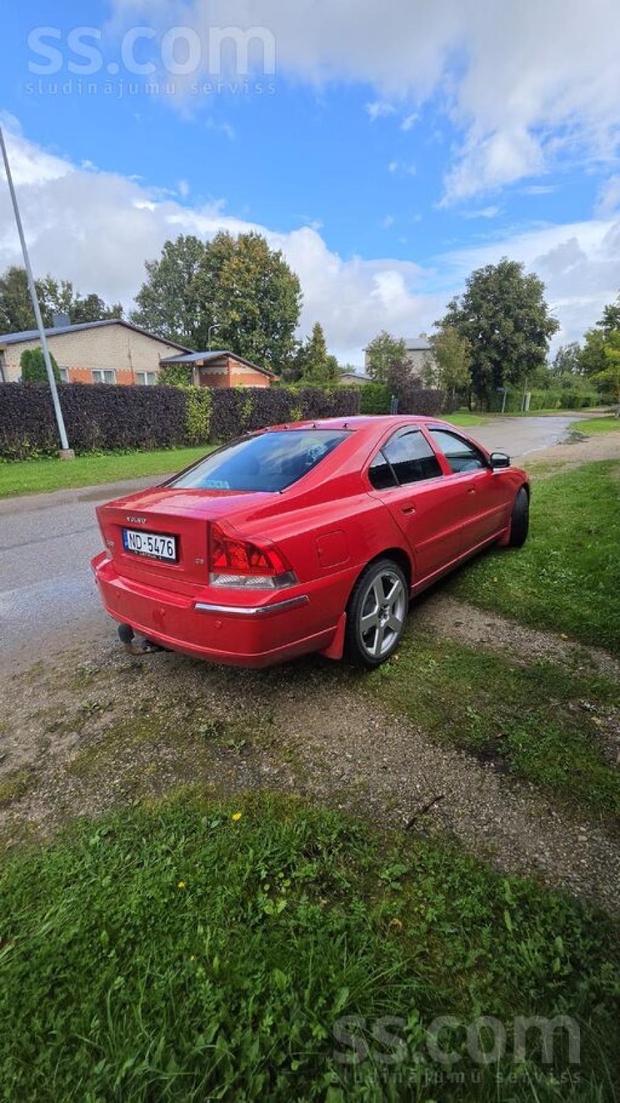 Sarkans Volvo S60 2006 Dobele, ar dzinēja tilpumu 2.40 L un nobraukumu 0 tūkst. km par 3000 €, foto 4 vietnē AUTOMOTO.COM.LV