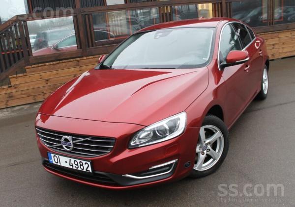 Red Volvo S60 2015 in Riga, with an engine capacity of 2.00 L and mileage of 0 thousand km for 9590 €, photo 1 on AUTOMOTO.COM.LV