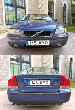 Volvo S60 2002 Tallina, ar dzinēja tilpumu 2.40 L un nobraukumu 333 tūkst. km par 1299 €, foto 7 vietnē AUTOMOTO.COM.LV