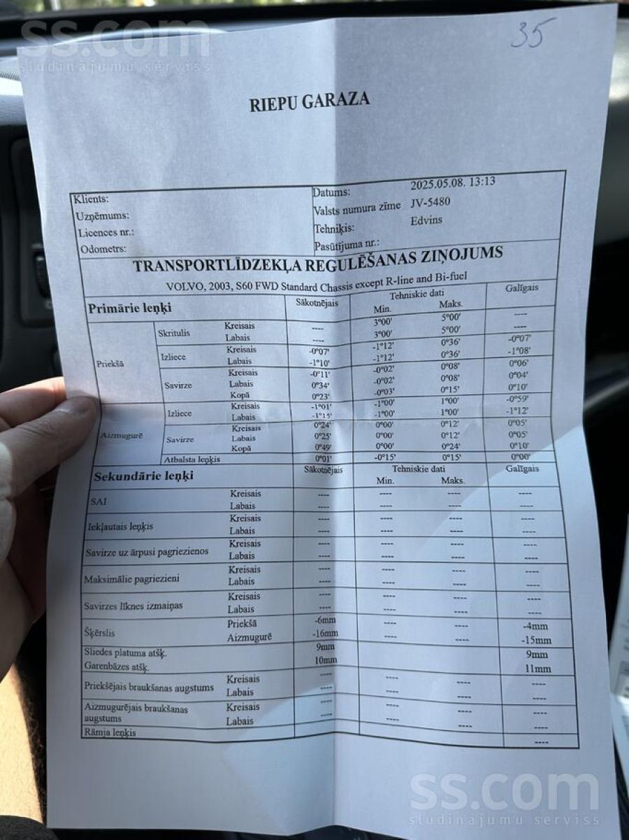 Вольво С60 2003 в Рига, объемом двигателя 2.40 л и пробегом 360 тыс. км за 1850 €, фото 27 на AUTOMOTO.COM.LV