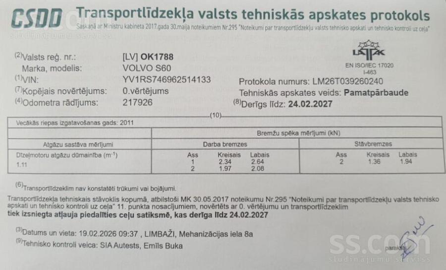 Вольво С60 2005 в Рига, объемом двигателя 2.40 л и пробегом 0 тыс. км за 4350 €, фото 30 на AUTOMOTO.COM.LV