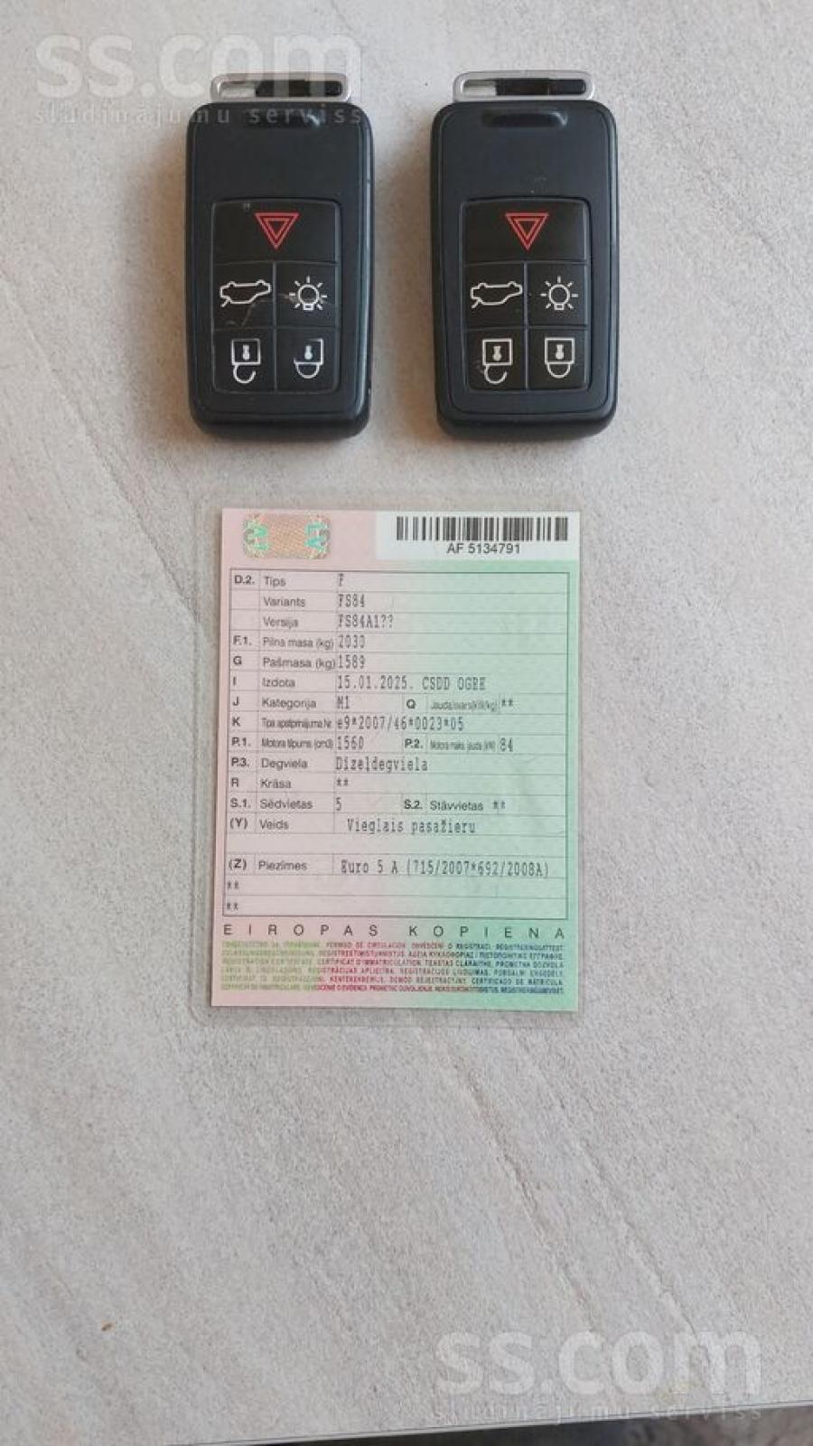 Balts Volvo S60 2011 Ogre, ar dzinēja tilpumu 1.60 L un nobraukumu 228 tūkst. km par 5850 €, foto 19 vietnē AUTOMOTO.COM.LV