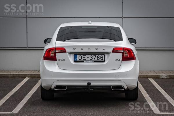 White Volvo S60 2014 in Riga, with an engine capacity of 2.00 L and mileage of 258 thousand km for 7350 €, photo 6 on AUTOMOTO.COM.LV