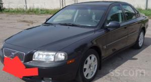 Black Volvo S80 2001 in Riga, with an engine capacity of 2.50 L and mileage of 290 thousand km for 800 €, photo  on AUTOMOTO.COM.LV