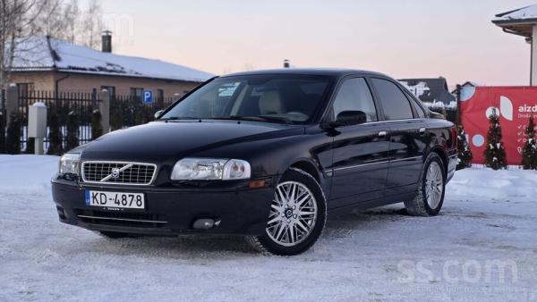 Melns Volvo S80 2004 Jelgava, ar dzinēja tilpumu 2.50 L un nobraukumu 0 tūkst. km par 2290 €, foto 1 vietnē AUTOMOTO.COM.LV