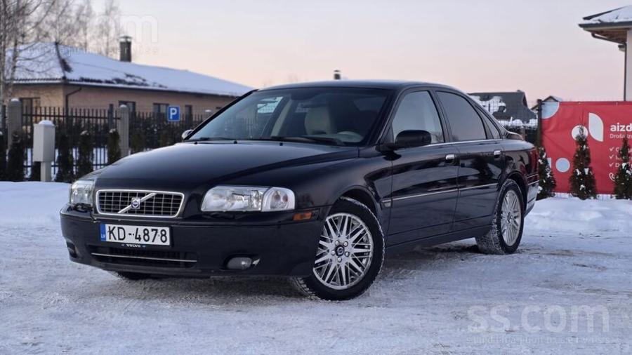 Melns Volvo S80 2004 Jelgava, ar dzinēja tilpumu 2.50 L un nobraukumu 0 tūkst. km par 2290 €, foto 1 vietnē AUTOMOTO.COM.LV