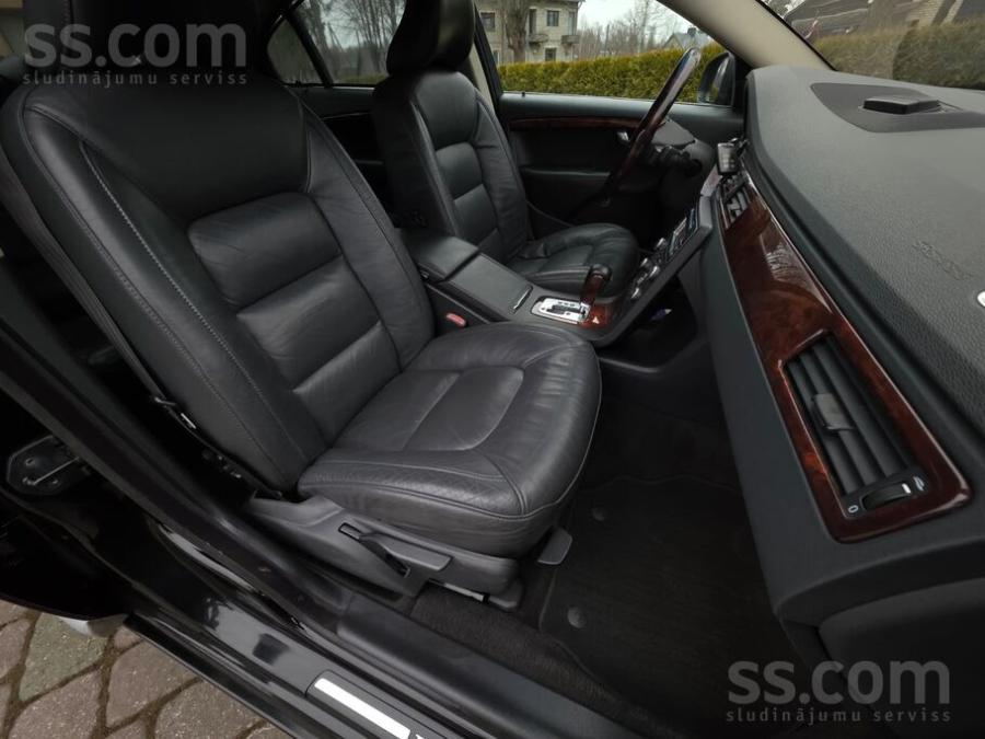 Black Volvo S80 2006 in Riga, with an engine capacity of 2.40 L and mileage of 0 thousand km for 4850 €, photo 22 on AUTOMOTO.COM.LV