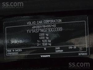 Black Volvo S80 2006 in Riga, with an engine capacity of 2.40 L and mileage of 0 thousand km for 4850 €, photo 32 on AUTOMOTO.COM.LV