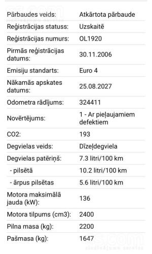 Черный Вольво С80 2006 в Прейли, объемом двигателя 2.40 л и пробегом 324 тыс. км за 2750 €, фото 29 на AUTOMOTO.COM.LV