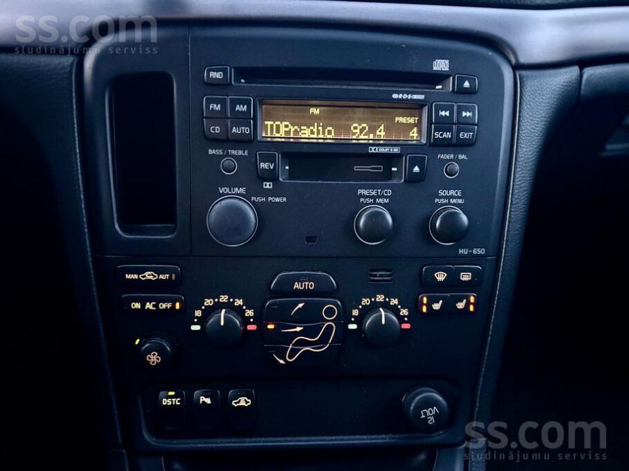 Melns Volvo S80 2006 Daugavpils, ar dzinēja tilpumu 2.40 L un nobraukumu 360 tūkst. km par 2650 €, foto 23 vietnē AUTOMOTO.COM.LV