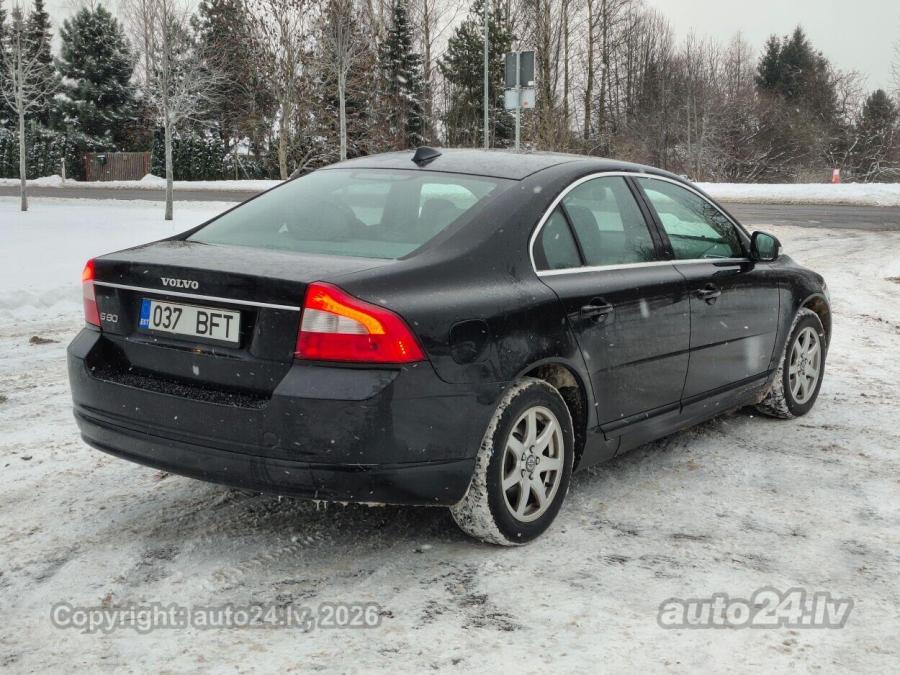 Black Volvo S80 2007 in Tallinn, with an engine capacity of 2.40 L and mileage of 226 thousand km for 5200 €, photo 5 on AUTOMOTO.COM.LV
