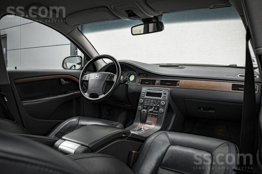 Black Volvo S80 2007 in Riga, with an engine capacity of 3.20 L and mileage of 0 thousand km for 4990 €, photo 15 on AUTOMOTO.COM.LV