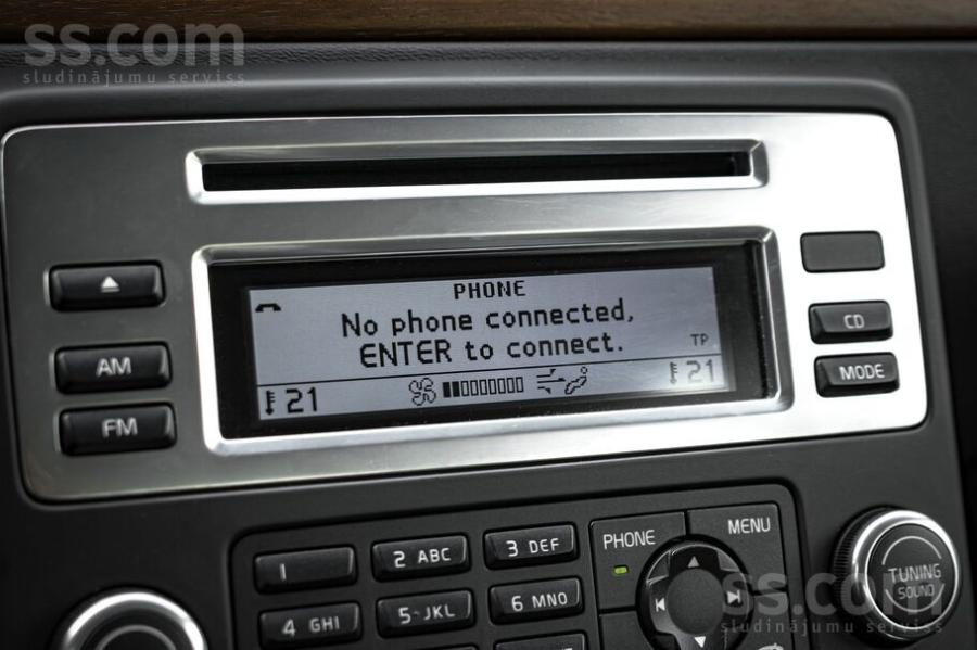 Black Volvo S80 2007 in Riga, with an engine capacity of 3.20 L and mileage of 0 thousand km for 4990 €, photo 29 on AUTOMOTO.COM.LV