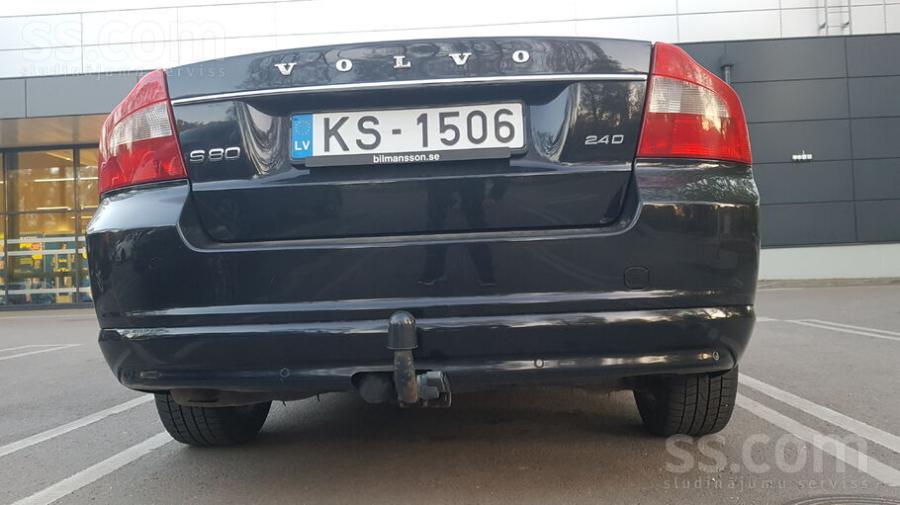 Melns Volvo S80 2007 Rīga, ar dzinēja tilpumu 2.40 L un nobraukumu 467 tūkst. km par 3200 €, foto 11 vietnē AUTOMOTO.COM.LV
