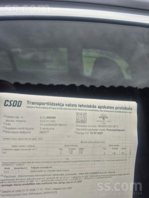 Melns Volvo S80 2009 Bauska, ar dzinēja tilpumu 2.40 L un nobraukumu 281 tūkst. km par 3200 €, foto 11 vietnē AUTOMOTO.COM.LV
