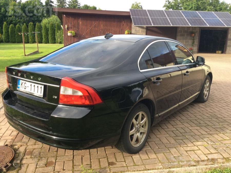 Black Volvo S80 2009 in Rezekne, with an engine capacity of 2.40 L and mileage of 325 thousand km for 5500 €, photo 6 on AUTOMOTO.COM.LV