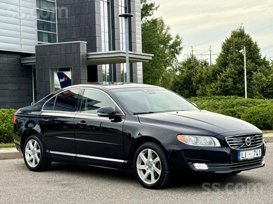 Black Volvo S80 2014 in Riga, with an engine capacity of 2.00 L and mileage of 281 thousand km for 6500 €, photo 7 on AUTOMOTO.COM.LV