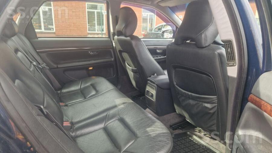 Blue Volvo S80 2000 in Riga, with an engine capacity of 2.40 L and mileage of 0 thousand km for 670 €, photo 14 on AUTOMOTO.COM.LV