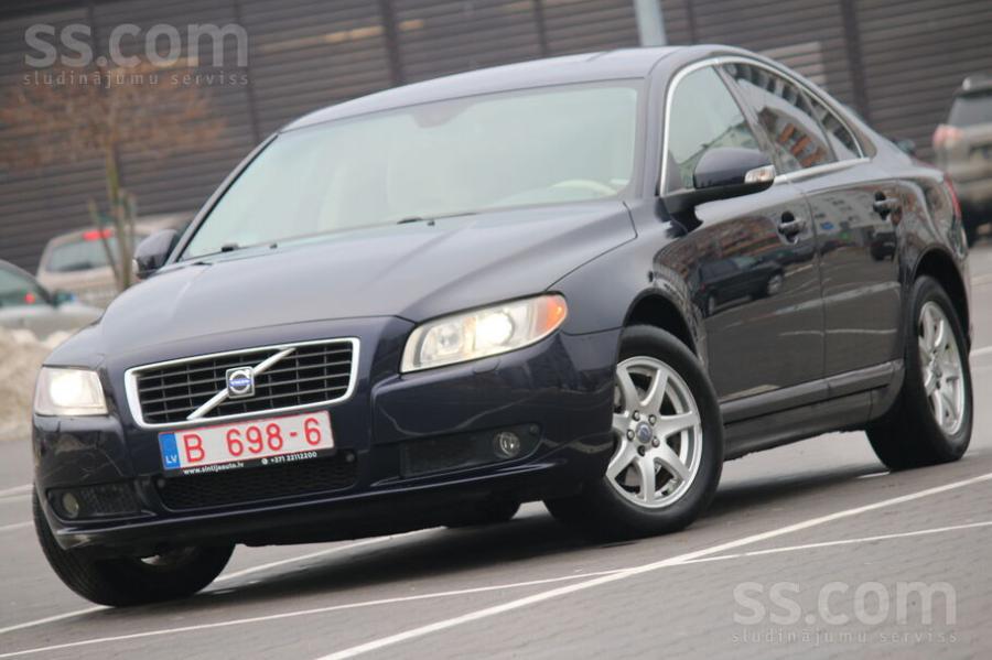 Blue Volvo S80 2007 in Riga, with an engine capacity of 2.40 L and mileage of 0 thousand km for 3190 €, photo 1 on AUTOMOTO.COM.LV