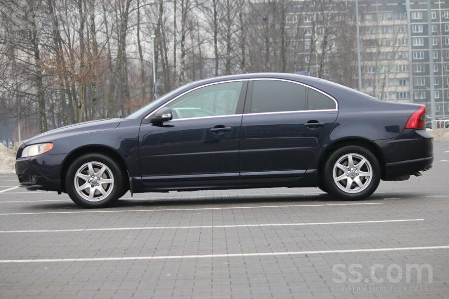 Blue Volvo S80 2007 in Riga, with an engine capacity of 2.40 L and mileage of 0 thousand km for 3190 €, photo 6 on AUTOMOTO.COM.LV