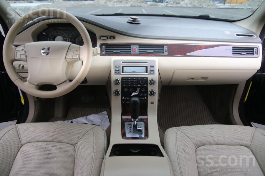 Blue Volvo S80 2007 in Riga, with an engine capacity of 2.40 L and mileage of 0 thousand km for 3190 €, photo 12 on AUTOMOTO.COM.LV
