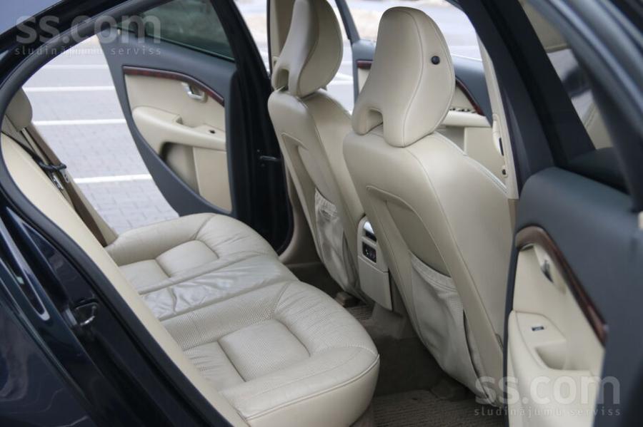 Blue Volvo S80 2007 in Riga, with an engine capacity of 2.40 L and mileage of 0 thousand km for 3190 €, photo 18 on AUTOMOTO.COM.LV