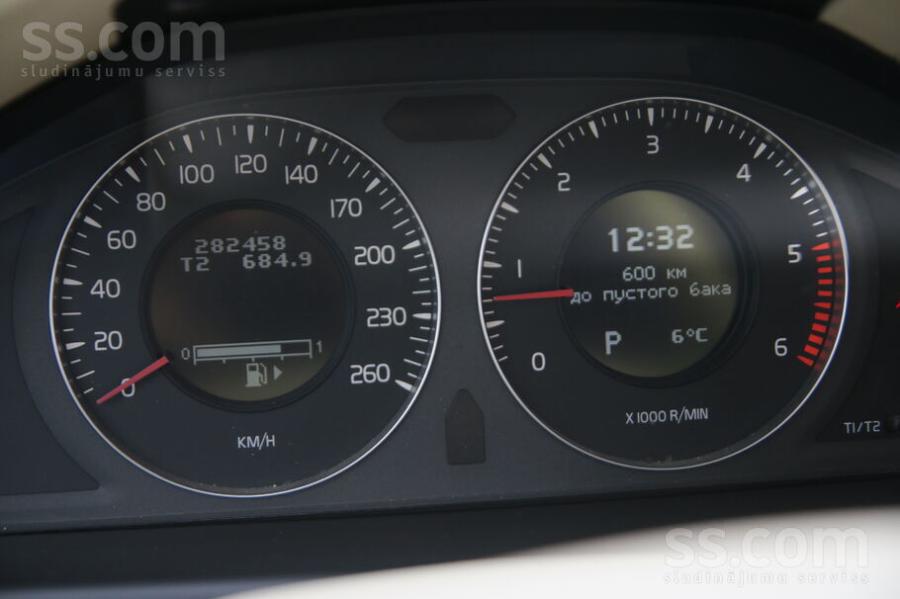 Blue Volvo S80 2007 in Riga, with an engine capacity of 2.40 L and mileage of 0 thousand km for 3190 €, photo 22 on AUTOMOTO.COM.LV
