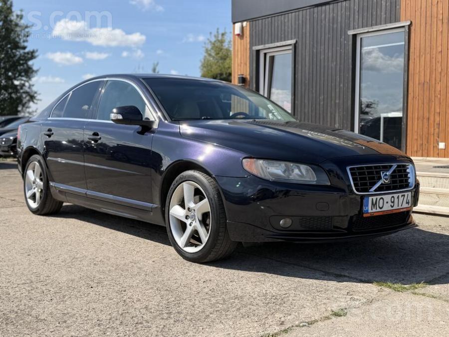 Blue Volvo S80 2007 in Riga, with an engine capacity of 2.40 L and mileage of 411 thousand km for 2700 €, photo 1 on AUTOMOTO.COM.LV