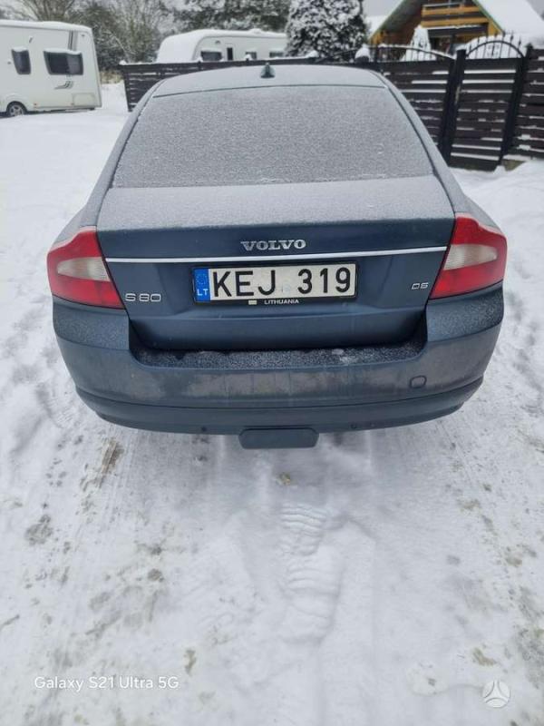 Zils Volvo S80 2008 Jonava, ar dzinēja tilpumu 2.40 L un nobraukumu 377 tūkst. km par 2999 €, foto 6 vietnē AUTOMOTO.COM.LV