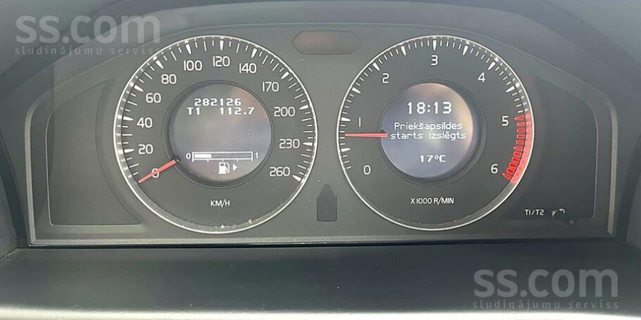 Blue Volvo S80 2008 in Riga, with an engine capacity of 2.40 L and mileage of 282 thousand km for 2900 €, photo 18 on AUTOMOTO.COM.LV