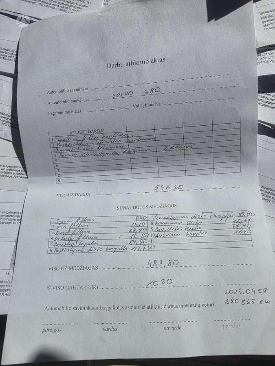 Zils Volvo S80 2008 Šilalė, ar dzinēja tilpumu 2.40 L un nobraukumu 297 tūkst. km par 6200 €, foto 20 vietnē AUTOMOTO.COM.LV