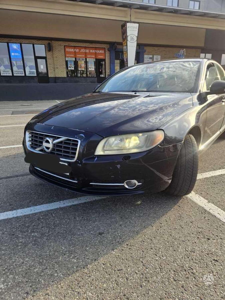 Blue Volvo S80 2010 in Kaunas, with an engine capacity of 2.40 L and mileage of 364 thousand km for 3200 €, photo 3 on AUTOMOTO.COM.LV