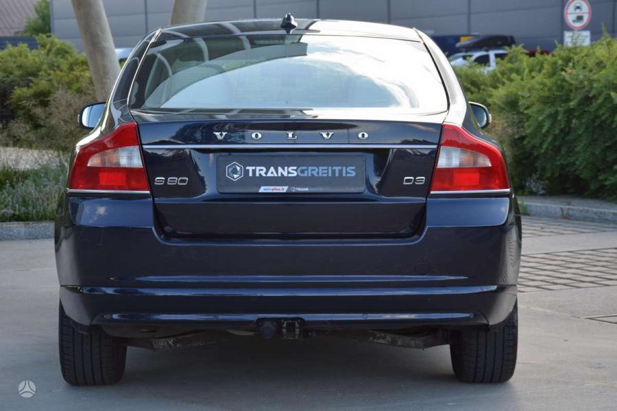 Blue Volvo S80 2011 in Vilnius, with an engine capacity of 1.98 L and mileage of 321 thousand km for 5500 €, photo 10 on AUTOMOTO.COM.LV