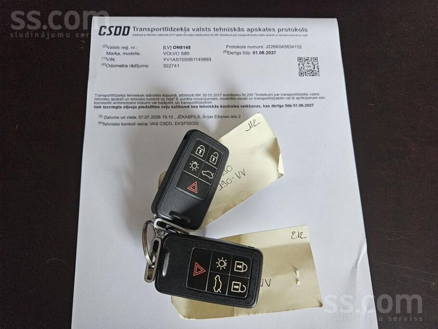 Zils Volvo S80 2011 Jēkabpils, ar dzinēja tilpumu 2.40 L un nobraukumu 323 tūkst. km par 4990 €, foto 30 vietnē AUTOMOTO.COM.LV