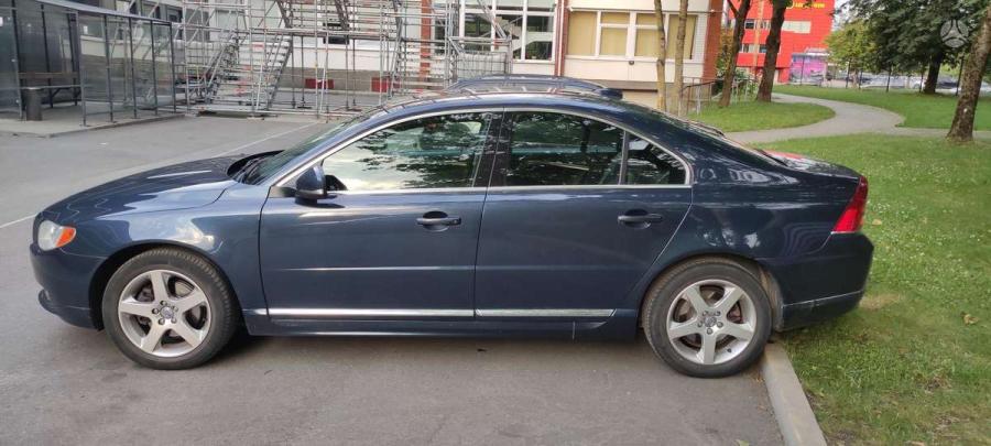 Blue Volvo S80 2013 in Vilnius, with an engine capacity of 1.98 L and mileage of 167 thousand km for 7250 €, photo 10 on AUTOMOTO.COM.LV