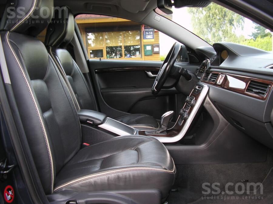 Blue Volvo S80 2013 in Riga, with an engine capacity of 2.00 L and mileage of 0 thousand km for 8950 €, photo 30 on AUTOMOTO.COM.LV