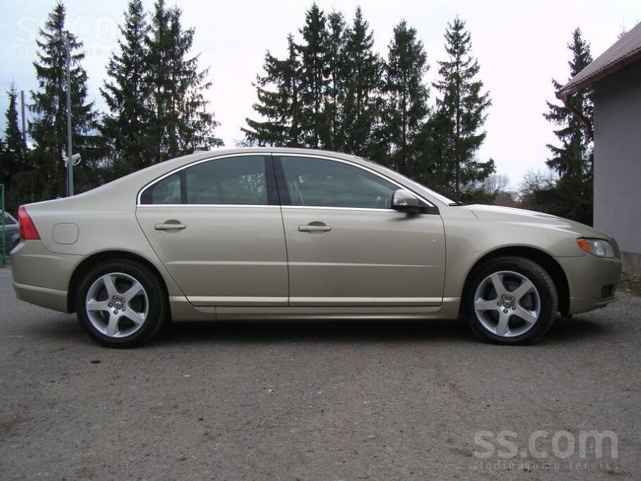 Brown Volvo S80 2006 in Riga, with an engine capacity of 2.40 L and mileage of 0 thousand km for 4250 €, photo 8 on AUTOMOTO.COM.LV