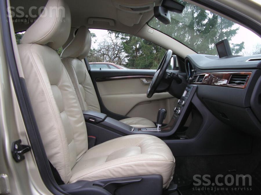 Brown Volvo S80 2006 in Riga, with an engine capacity of 2.40 L and mileage of 0 thousand km for 4250 €, photo 25 on AUTOMOTO.COM.LV