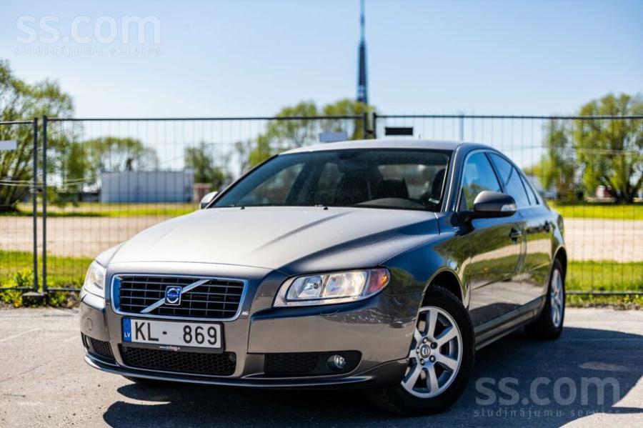 Brown Volvo S80 2007 in Riga, with an engine capacity of 2.40 L and mileage of 334 thousand km for 2300 €, photo 1 on AUTOMOTO.COM.LV