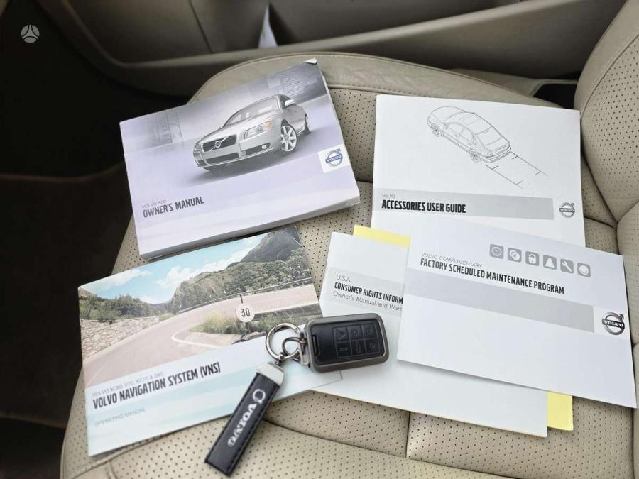 Brown Volvo S80 2011 in Klaipeda, with an engine capacity of 3.00 L and mileage of 190 thousand km for 6999 €, photo 32 on AUTOMOTO.COM.LV