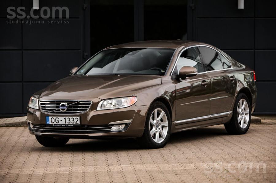 Brown Volvo S80 2014 in Jelgava, with an engine capacity of 2.00 L and mileage of 0 thousand km for 8590 €, photo 3 on AUTOMOTO.COM.LV