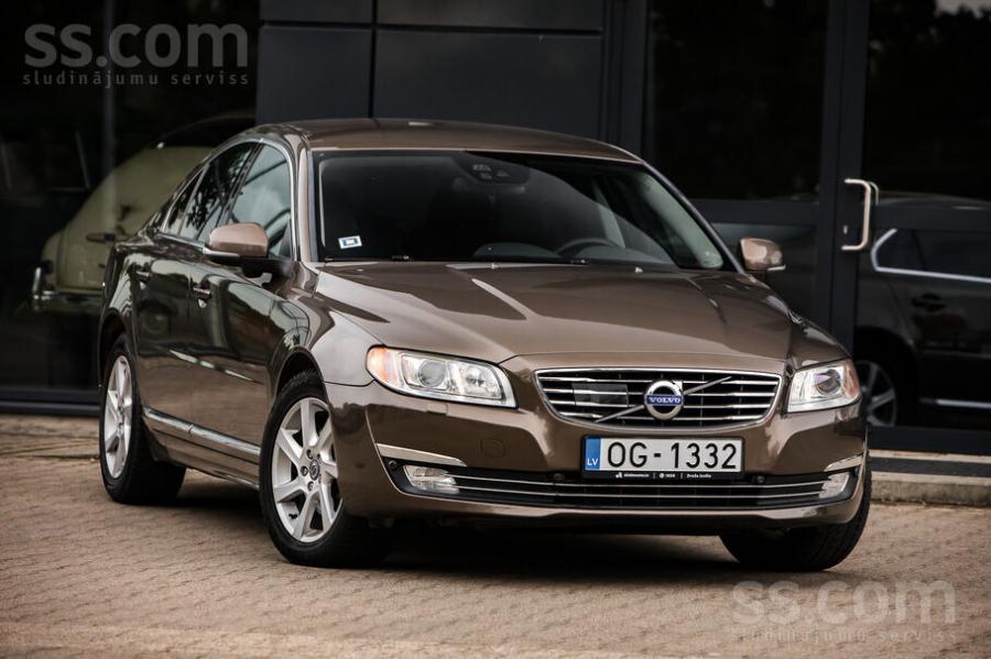 Brown Volvo S80 2014 in Jelgava, with an engine capacity of 2.00 L and mileage of 0 thousand km for 8590 €, photo 6 on AUTOMOTO.COM.LV